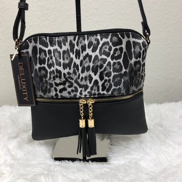 Deluxity Los Angeles | Bags | Nwt Deluxity Los Angeles Crossbody Black ...
